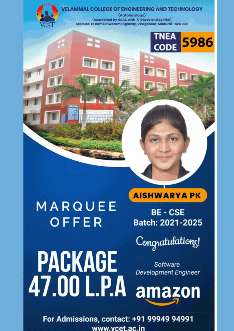 Velammal College of Engineering and Technology